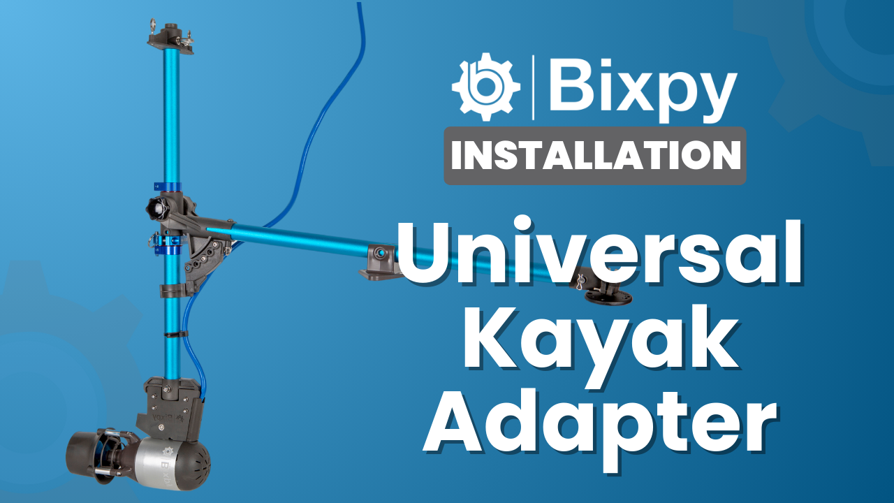 Universal Kayak Adapter Installation – Bixpy Motors Canada